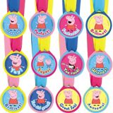 Peppa Pig Award Medals, 12-pk Party City