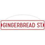 Gingerbread St Metal Sign Party City