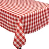 Red Gingham Fabric Tablecloth Party City