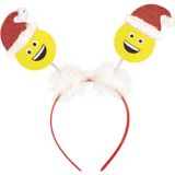 Glitter Smiley Santa Head Bopper Party City