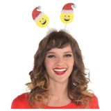 Glitter Smiley Santa Head Bopper Party City