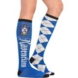Harry Potter Mismatched Ravenclaw Knee-High Party Socks, Adult Party City
