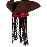 Pirates of the Caribbean Party Hat with Braids Party City