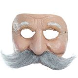 Mustached Old Man Mask Party City