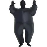 Kids' Inflatable Black Morphsuit, Black, One Size Party City