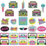 Awesome 80s Cutouts, 30-pc Party City