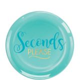 Seconds Please Premium Plastic Dessert Plates, 20-pk Party City