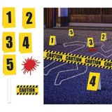 Crime Scene Decorating Kit, 8-pk Party City