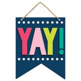 Mini Sign of the Times Yay Sign Party City