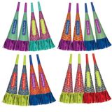Metallic Colourful New Year's Party Horns, 16-pk Party City