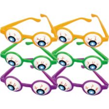 Halloween Eyeball Glasses, 6-pk Party City