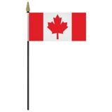 Canada Day Small Fabric Flag, 3-in x 6-in Party City